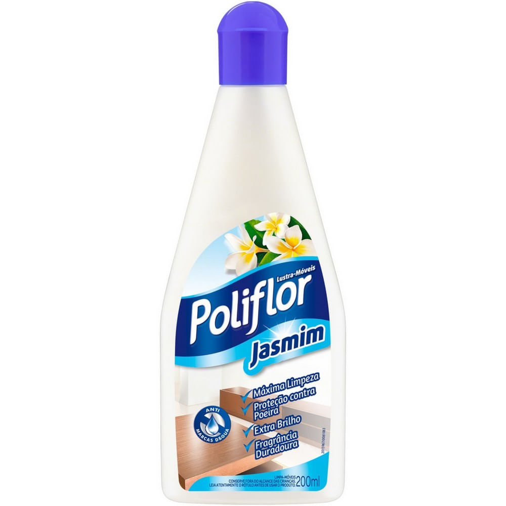 Lustra Móveis Poliflor Jasmim 200ml